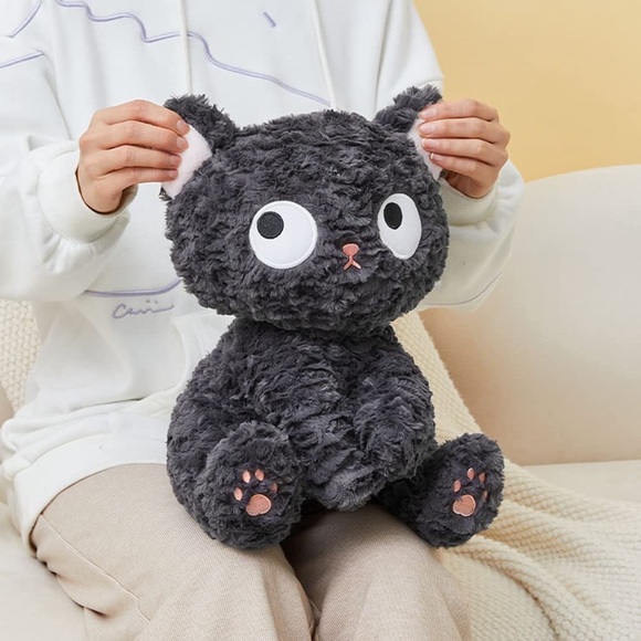 Toys | Like New Anime Black Jiji Cat Kiki Cosplay Cartoon Plush Bags ...